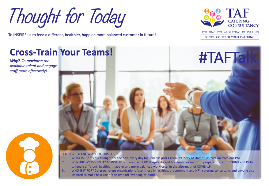 TAF Catering Consultancy Month End BLOG | March 2020 | COVID-19 Hits UK ...